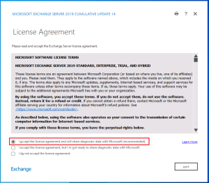 Installing Exchange Server 2019 on Windows Server 2016/2019/2022