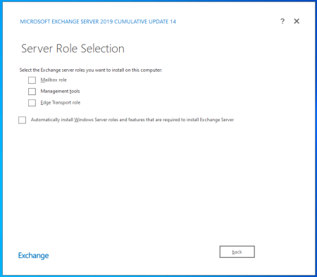 Installing Exchange Server 2019 on Windows Server 2016/2019/2022