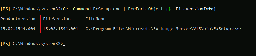 How To View the Version/Build Number Of Microsoft Exchange Server 2019 ...
